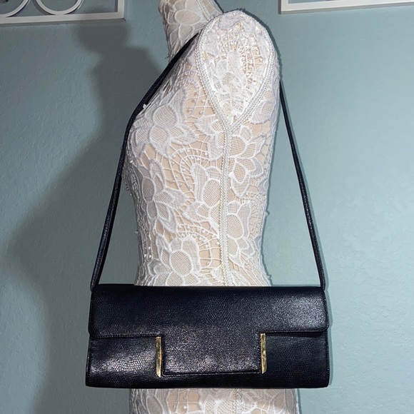 Rodo | Bags | Vintage Rodo Italy Black Crossbody Clutch Snake Bag ...